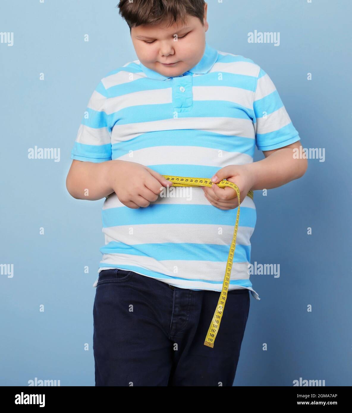 Overweight boy doctor hi-res stock photography and images - Alamy