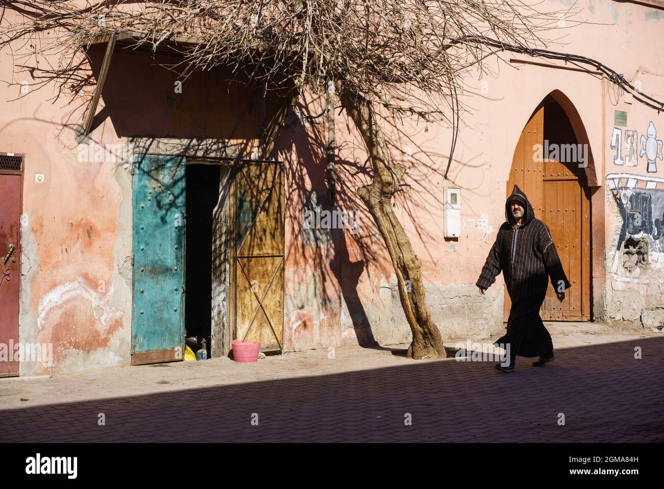 Street of the Marrakesh, Morocco, Africa Stock Photo - Alamy