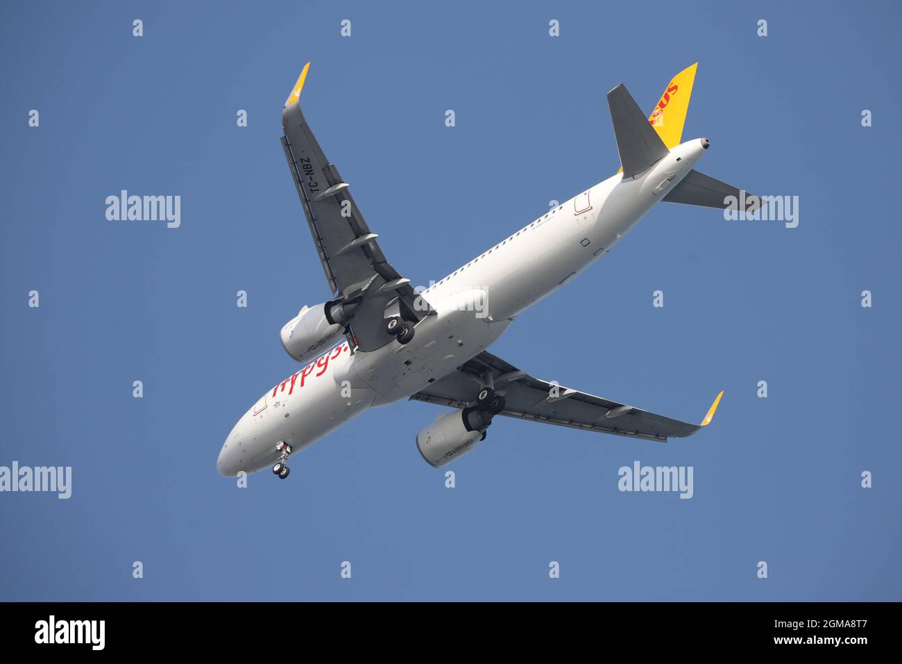 ISTANBUL, TURKEY - MAY 24, 2021: Pegasus Airlines Airbus A320-251N (CN ...
