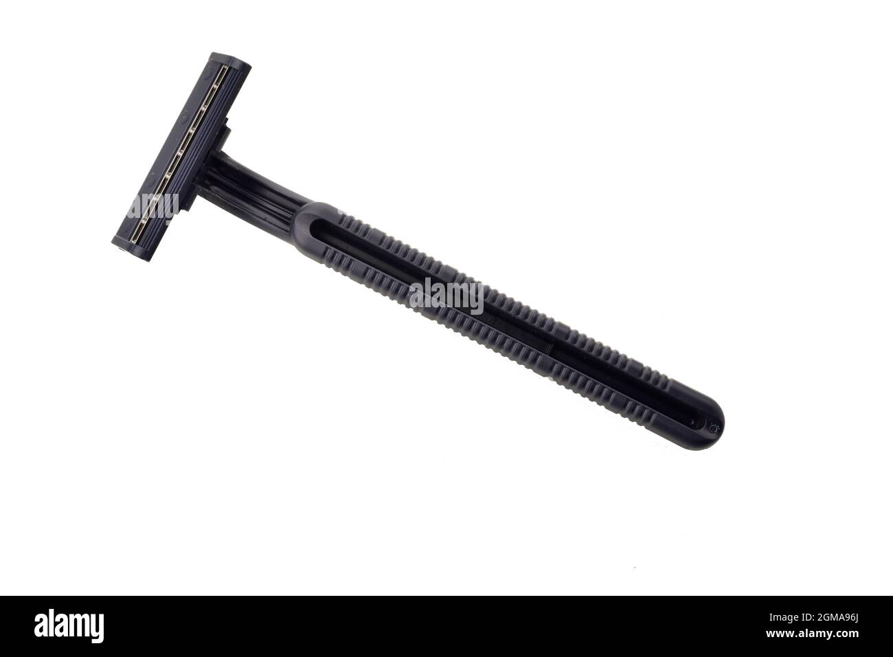 shaving razor semi blade isolated on a white background Stock Photo - Alamy