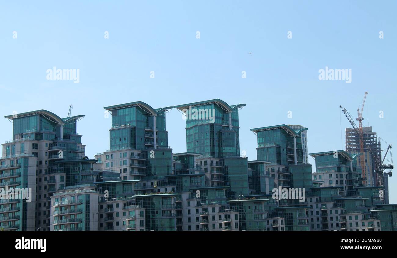 Construction Site of a Modern Residential Development Stock Photo - Alamy