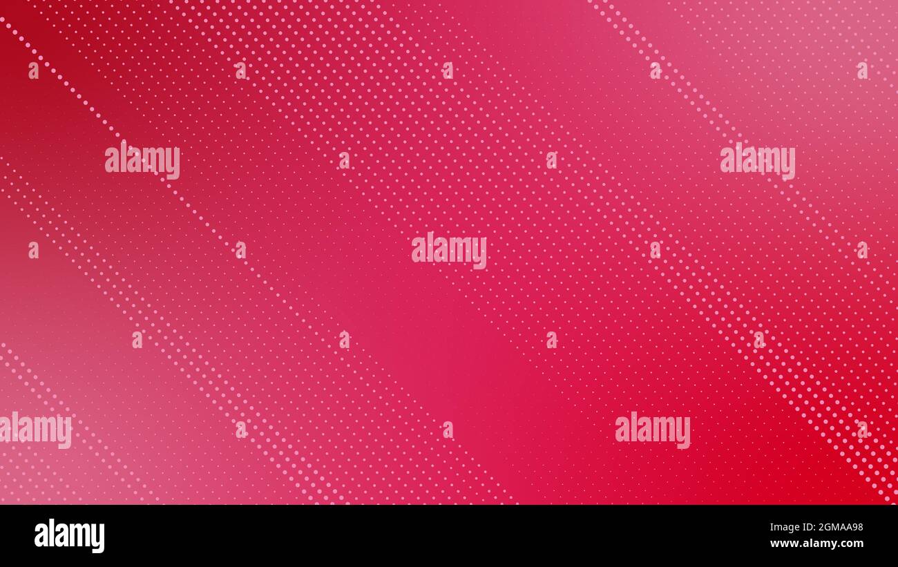 Illustration of a red texture with diagonal lines of dots in italics ...