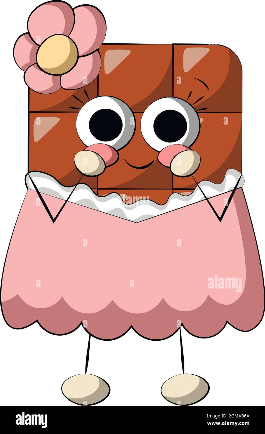 Chocolate dress Stock Vector Images - Alamy