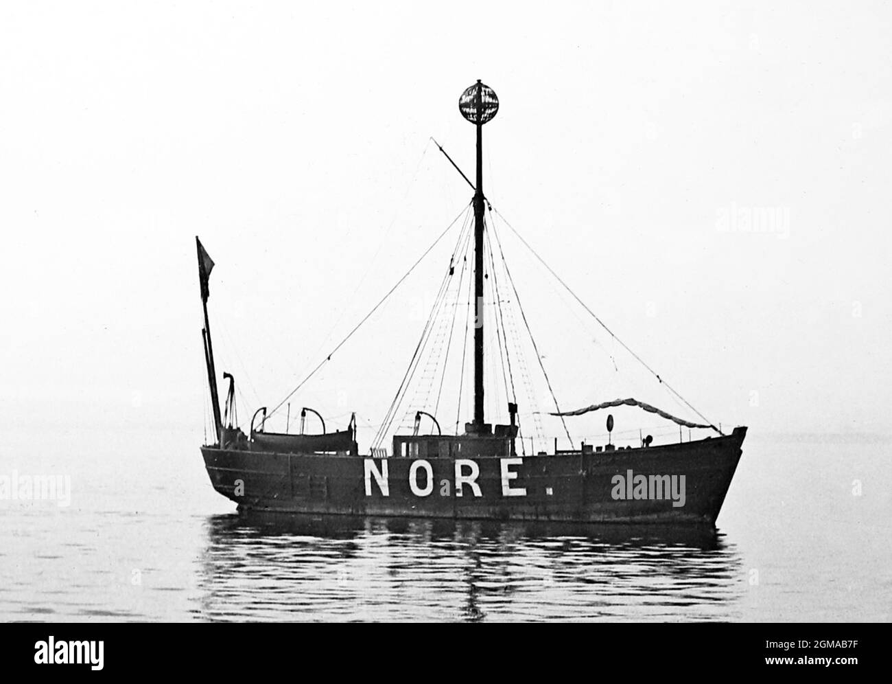 The Nore Lightship, Shoeburyness, Victorian period Stock Photo - Alamy