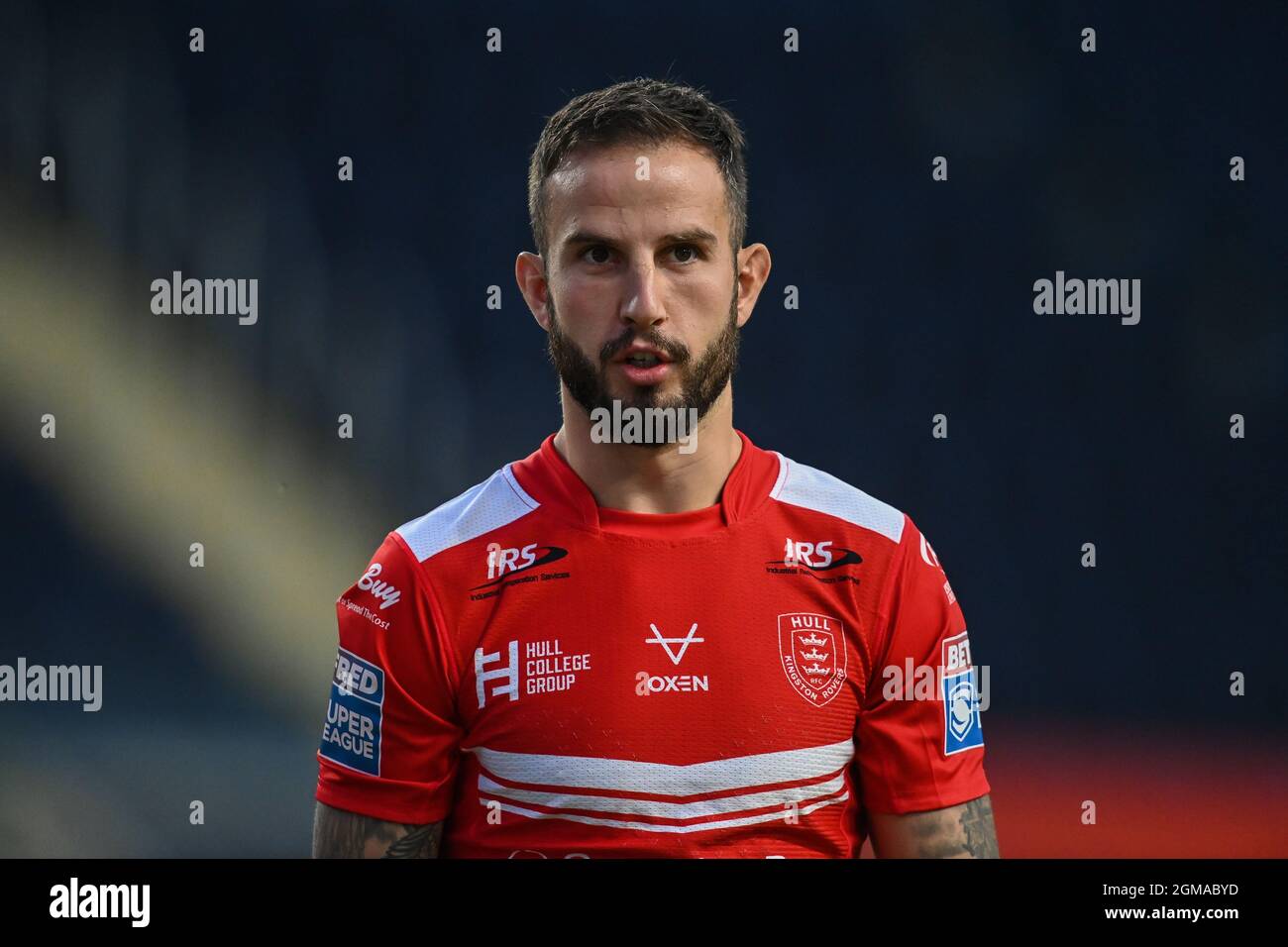 Ben Crooks (2) of Hull KR during pre match warm up Stock Photo - Alamy