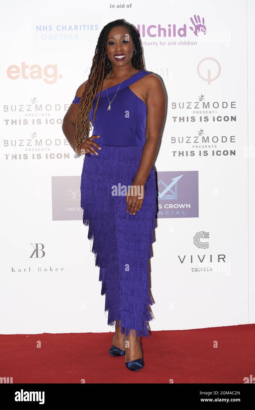 Scarlette Douglas arriving for the ICON Ball fashion event fundraiser ...