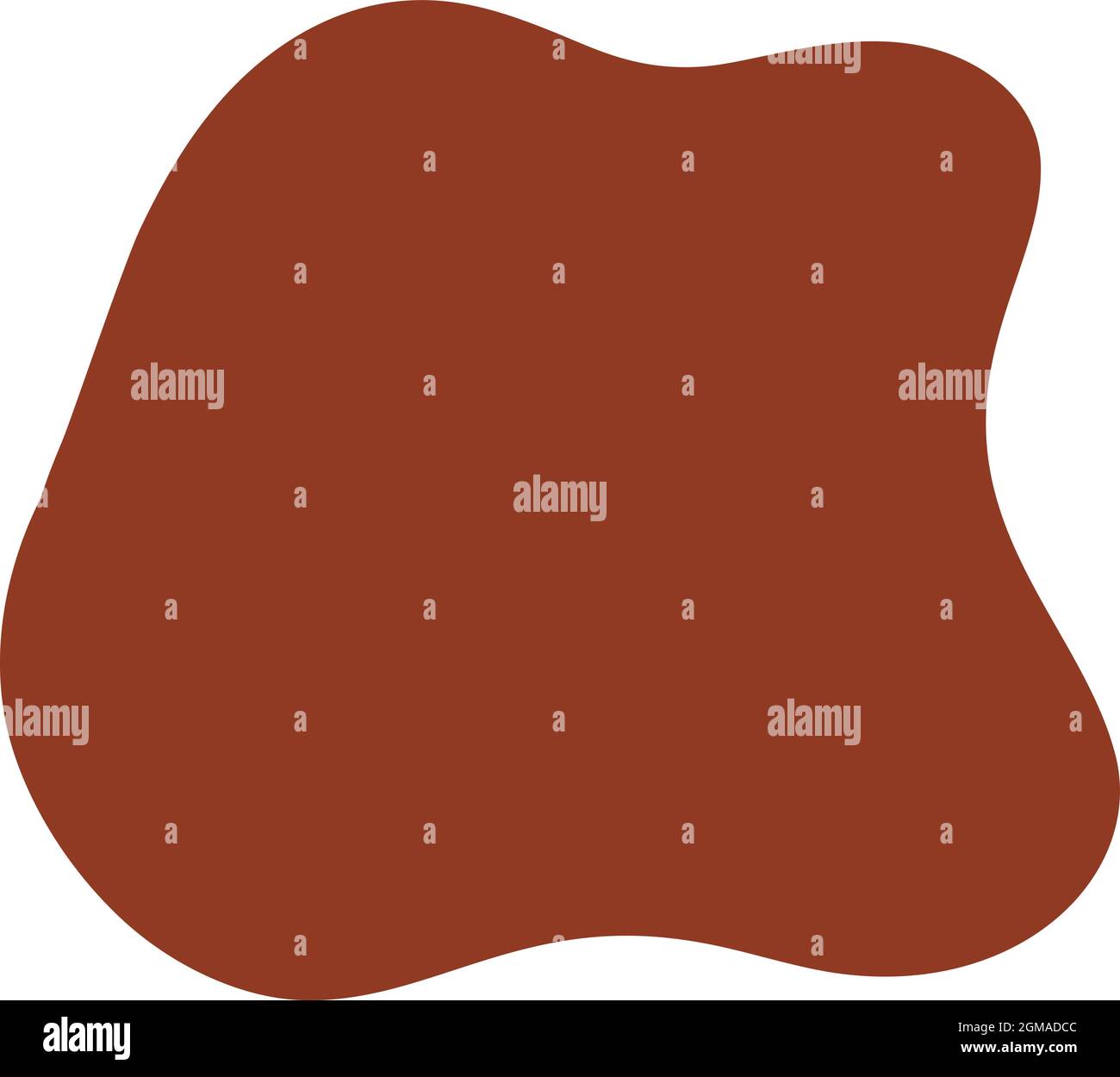 Doodle Hand Drawn Scribble wave spot art line frame. Vector ...