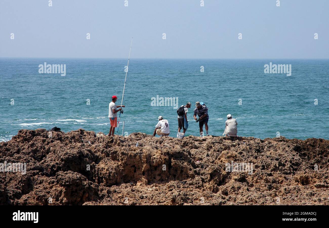 Beautiful exotic beach in northern Morocco Stock Photo - Alamy