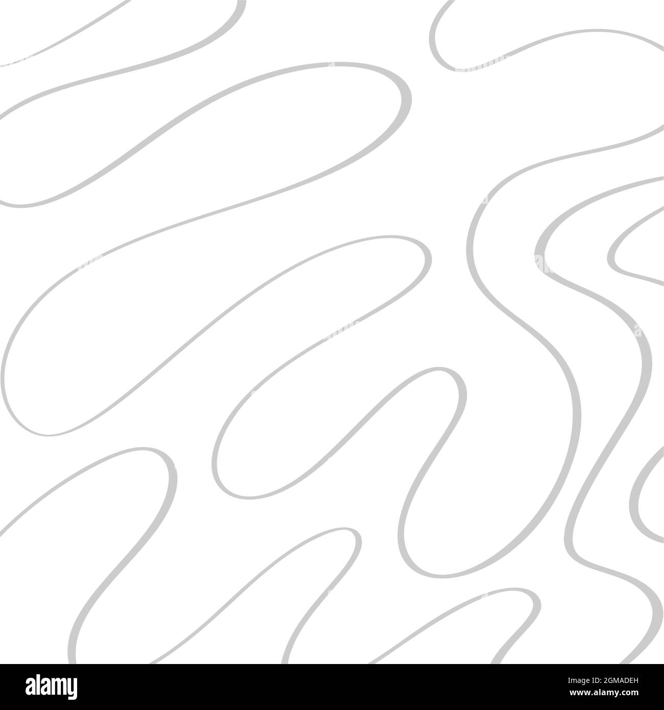 Abstract pattern with brown geometric tangled lines on white background ...