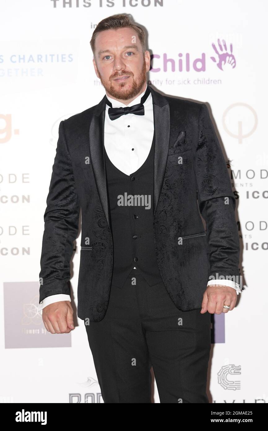 Jamie O'Hara arriving for the ICON Ball fashion event fundraiser, in ...