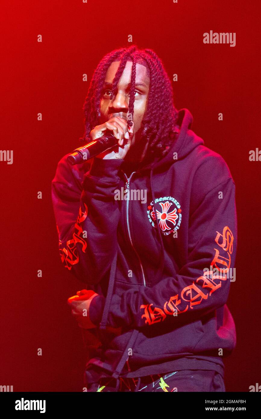 Polo G (Taurus Tremani Bartlett) during the Summerfest Music Festival ...