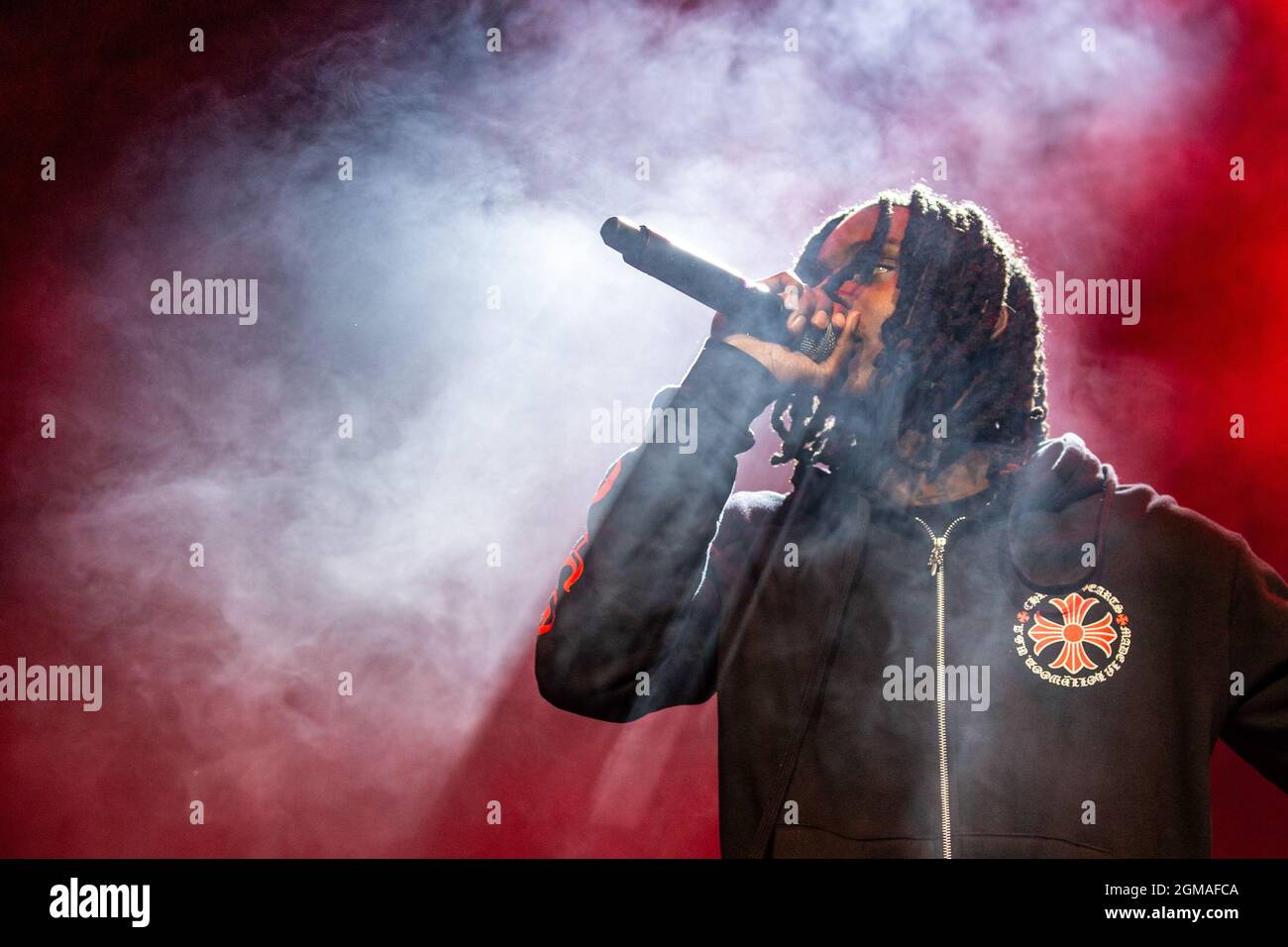 Polo G (Taurus Tremani Bartlett) during the Summerfest Music Festival ...