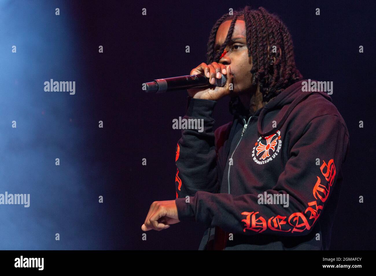 Polo G (Taurus Tremani Bartlett) during the Summerfest Music Festival ...