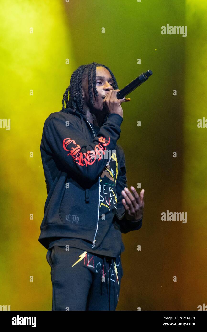 Polo G (Taurus Tremani Bartlett) during the Summerfest Music Festival ...