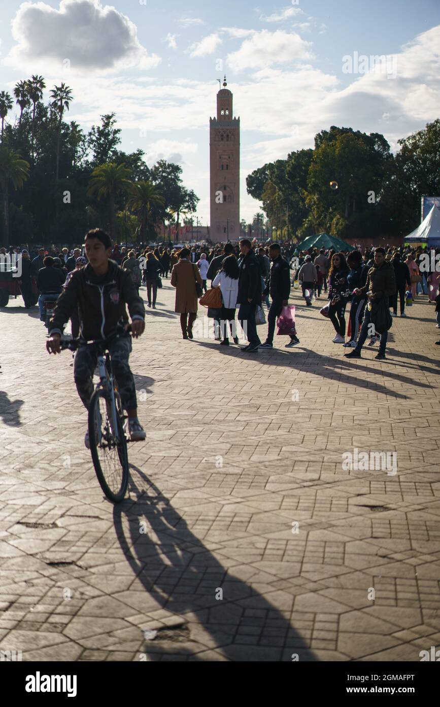 Street of the Marrakesh, Morocco, Africa Stock Photo - Alamy