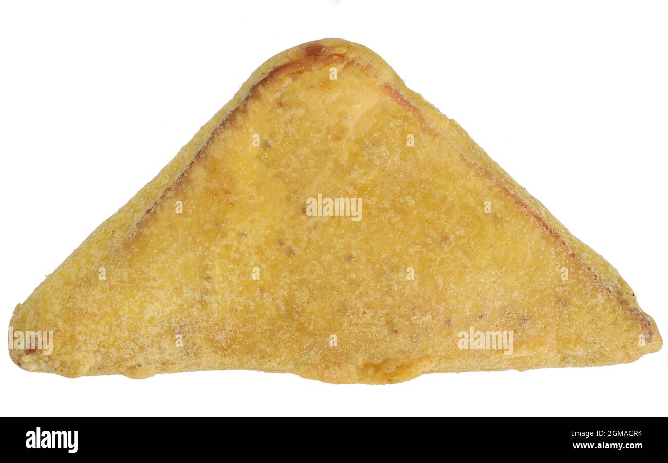 Bread pakora isolated on white background, indian food, street food ...