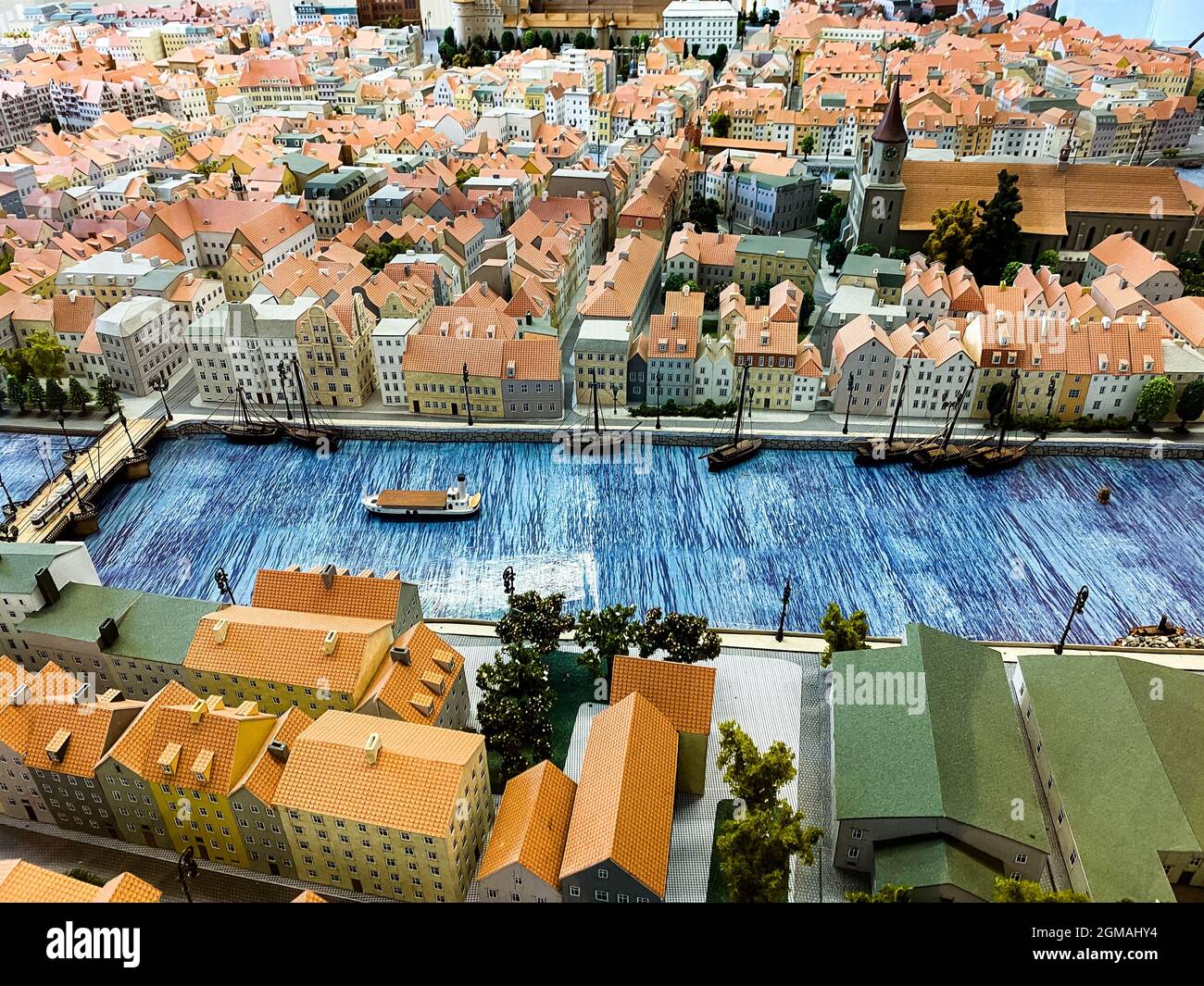 KALININGRAD, RUSSIA .Historical model of the city of Kaliningrad Stock ...