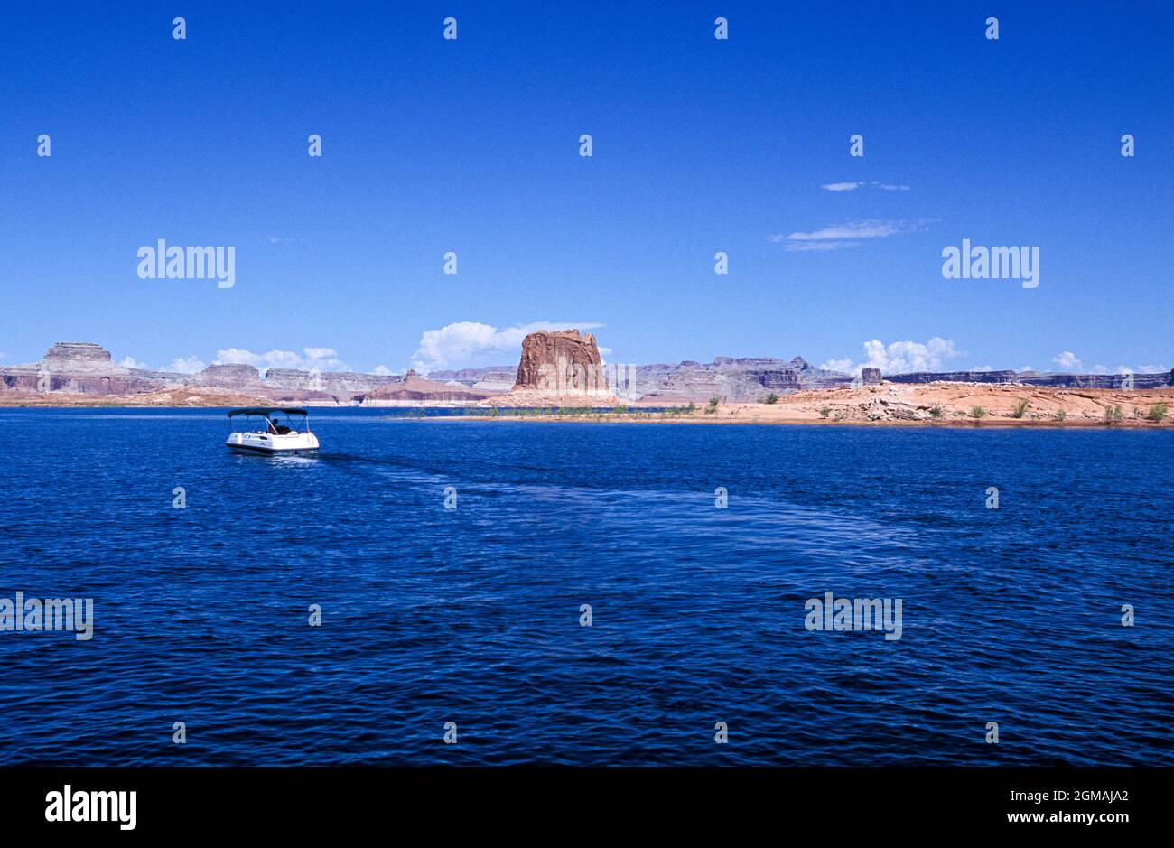 Tower Butte from Glen Canyon National Recreation Area. Page. Arizona ...