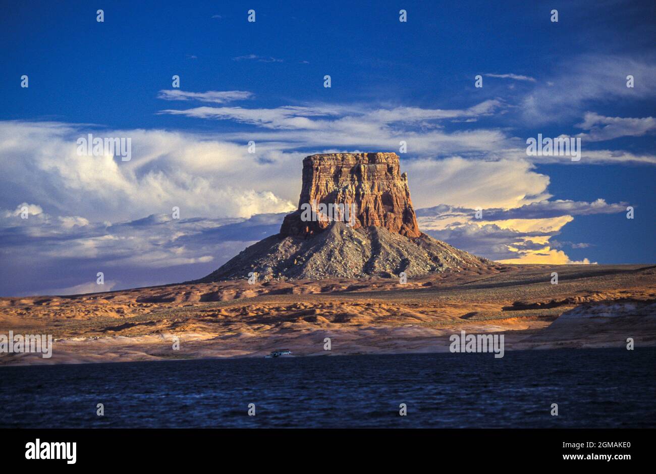 Tower Butte from Glen Canyon National Recreation Area. Page. Arizona ...