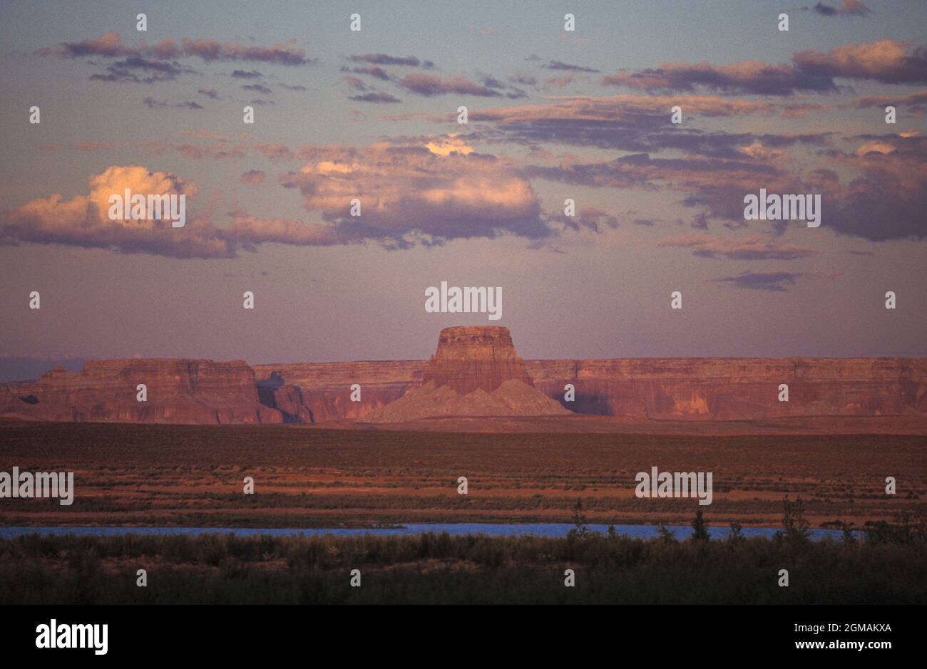 Tower Butte from Glen Canyon National Recreation Area. Page. Arizona ...
