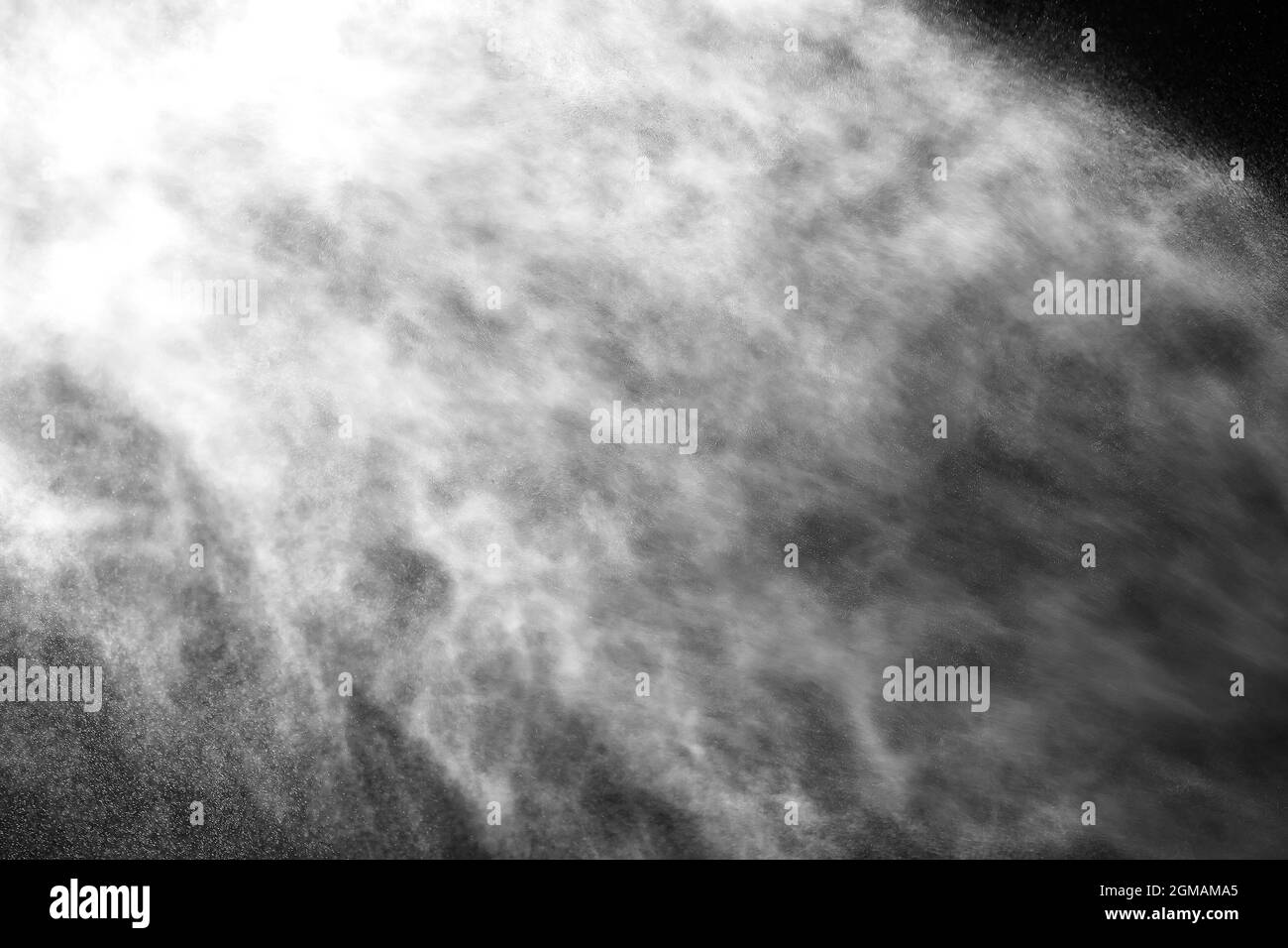 Spray water drops from Black and White Stock Photos & Images - Alamy