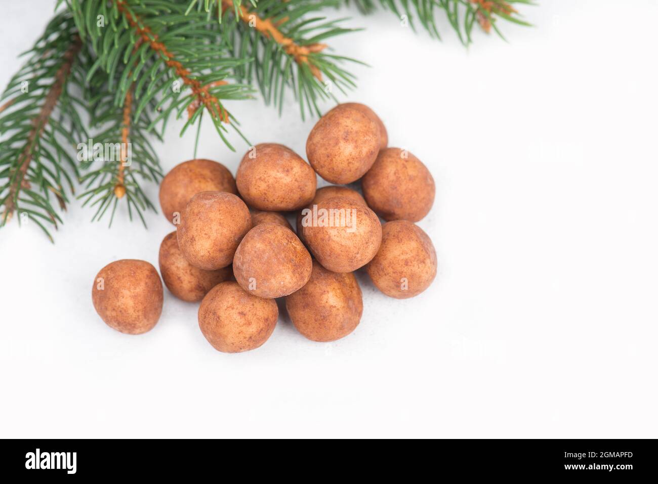 Marzipan potatoes, in german called Marzipankartoffeln, with cacao ...