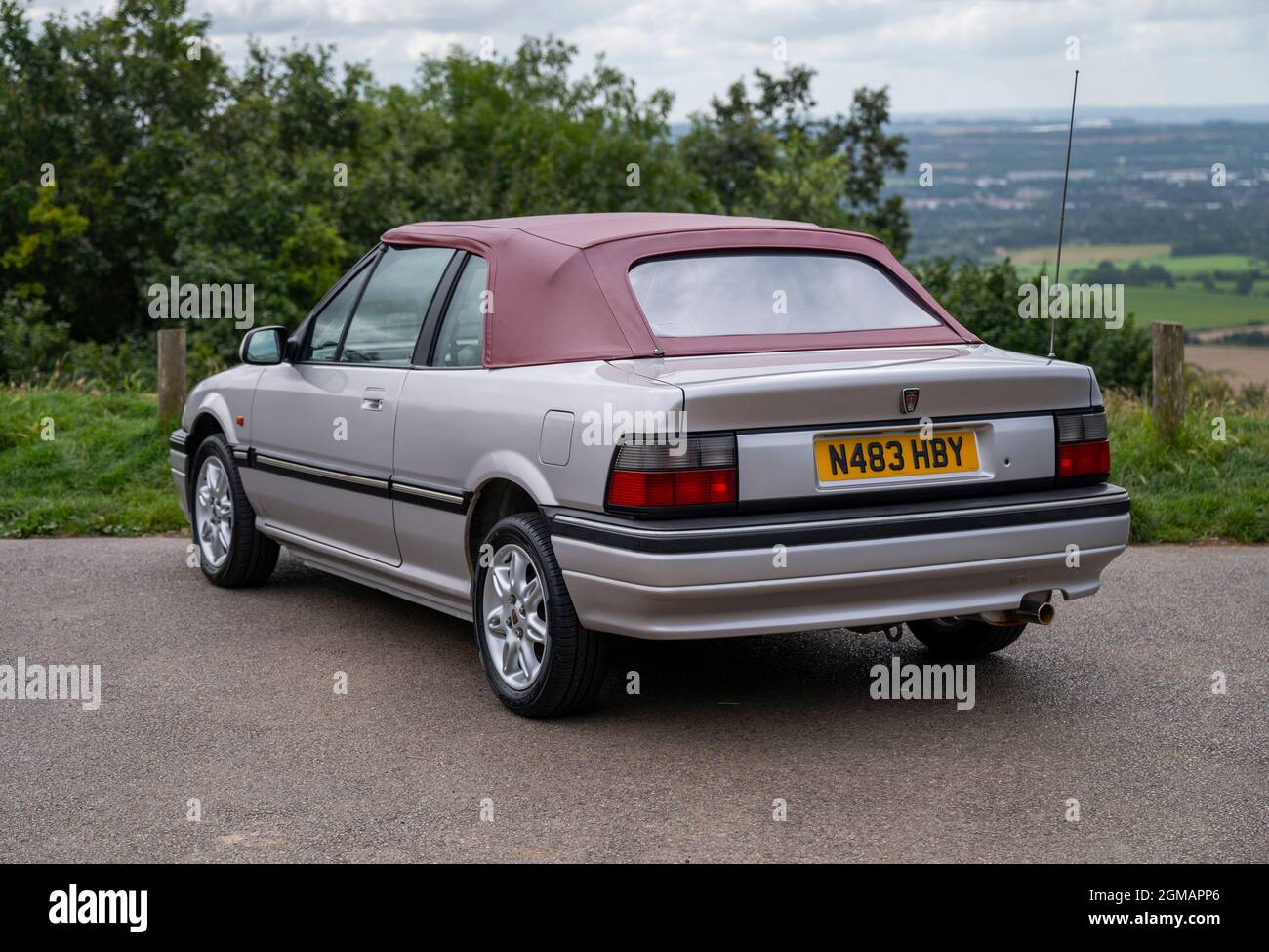 1996 Rover 216 convertible, British soft top four seat car, 1990s Rover ...