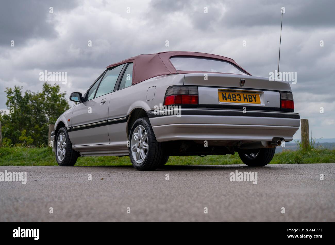1996 Rover 216 convertible, British soft top four seat car, 1990s Rover ...