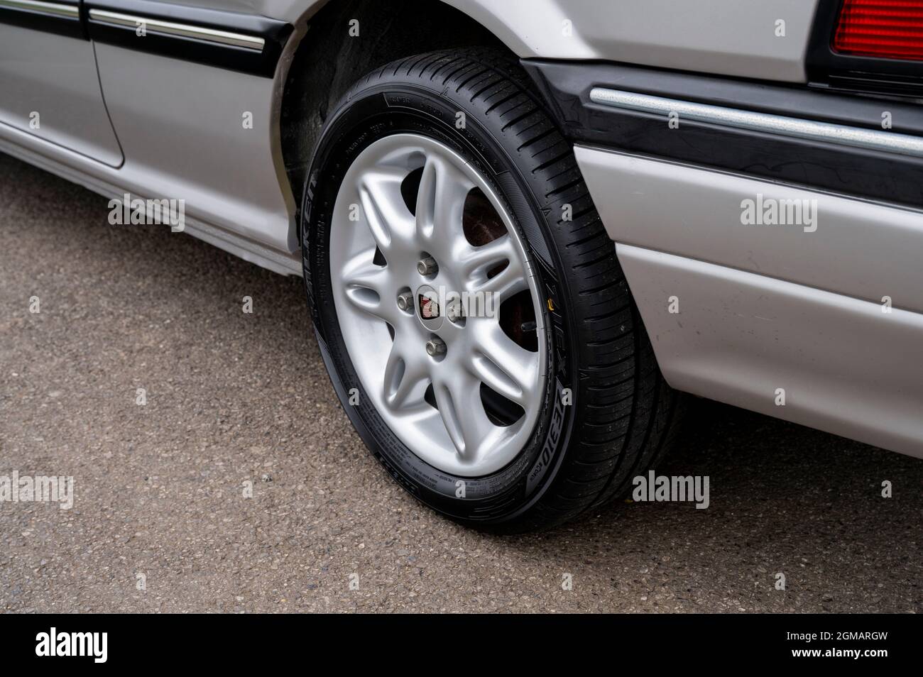 1996 Rover 216 convertible, British soft top four seat car, 1990s Rover ...