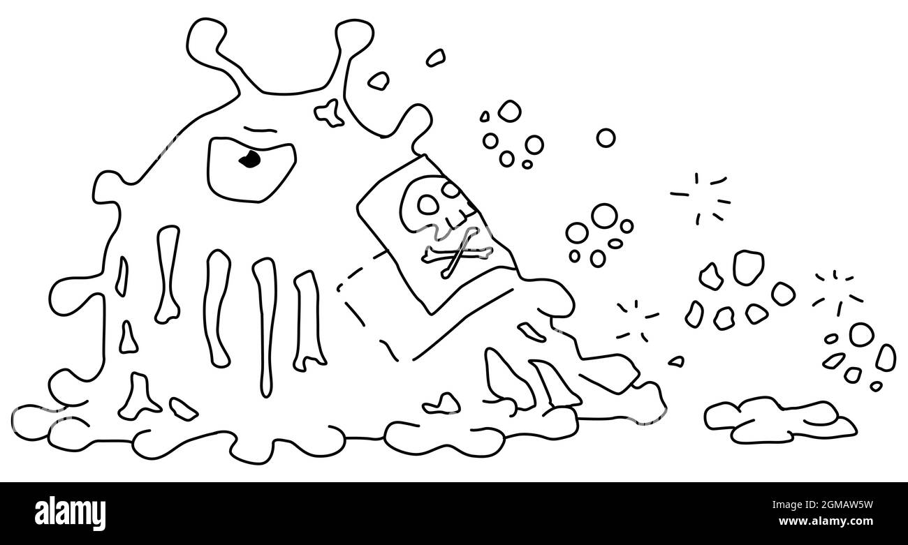 Chemical sludge Stock Vector Images - Alamy