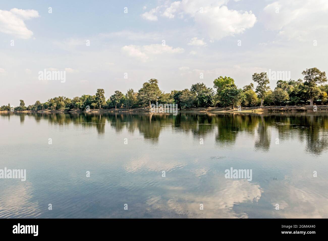 landscape of Srah Srang lake in Angkor, Cambodia Stock Photo - Alamy