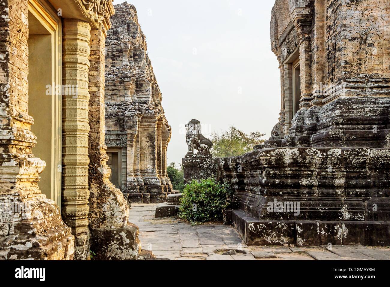 old ruins of East Baray temple in Angkor city, Cambodia Stock Photo - Alamy