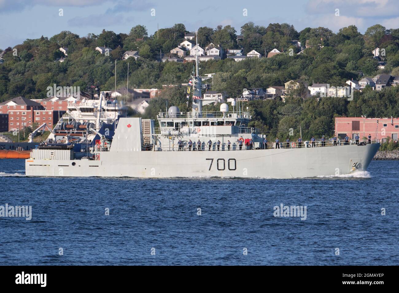 Halifax, Nova Scotia, Canada. September 7th 2021. HMCS Kingston, a ...