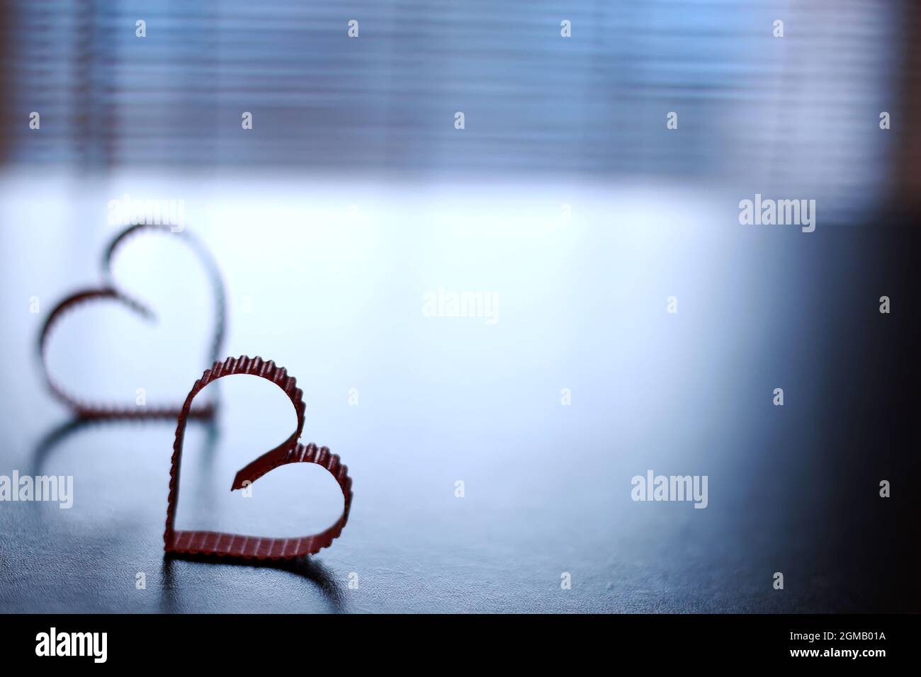 heart shape paper shadow Stock Photo - Alamy