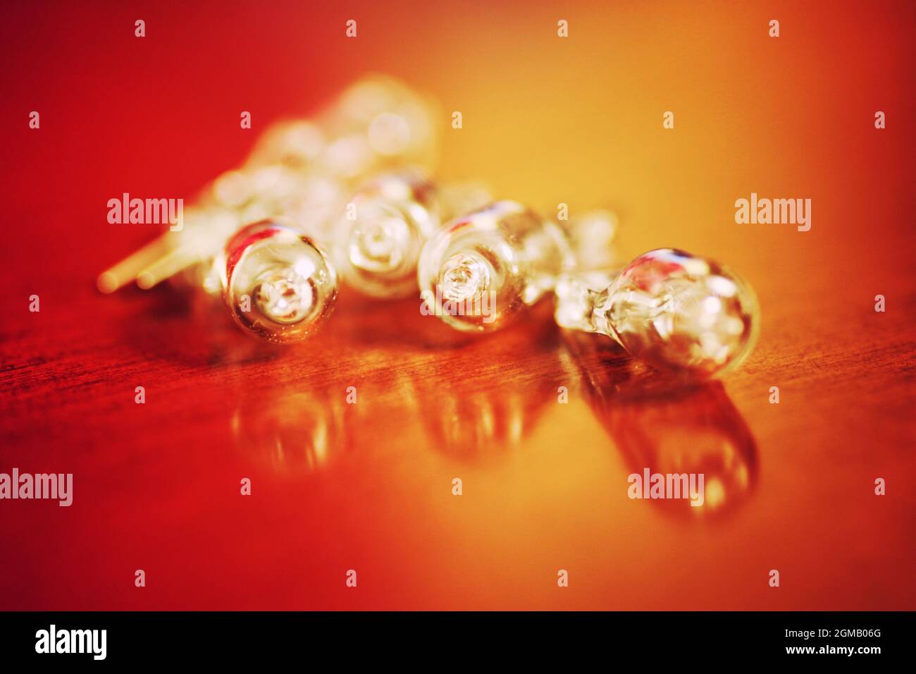 macro white led group Stock Photo - Alamy