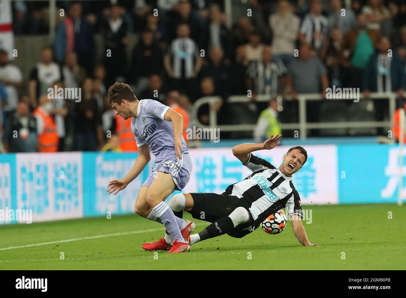 NEWCASTLE UPON TYNE. SEPT 17TH Leeds United's fouls Newcastle United's ...
