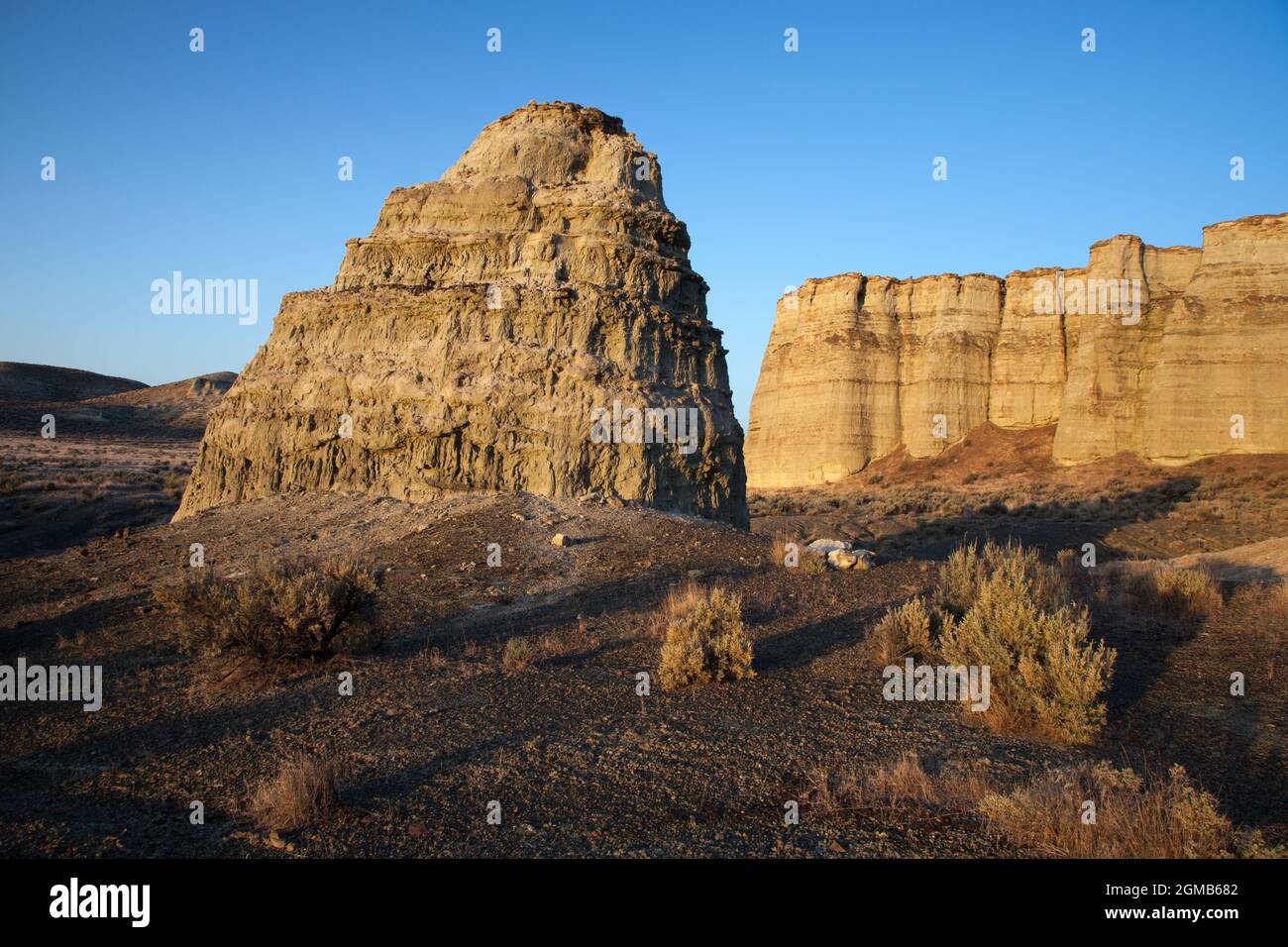 Eroded Miocene lake and river deposits--Rome beds --also called the ...
