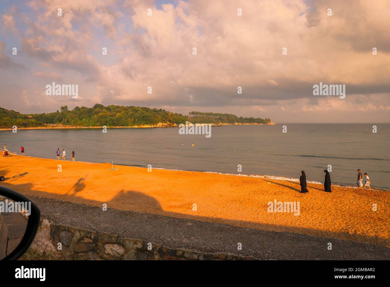 Fall morning at beach hi-res stock photography and images - Alamy