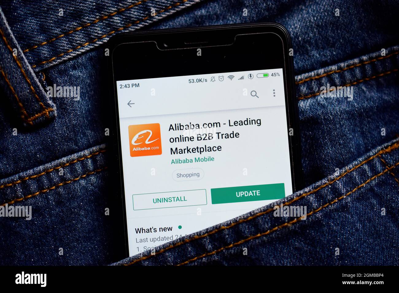Delhi, india, May 13, 2019: Aliexpress application on play store ...