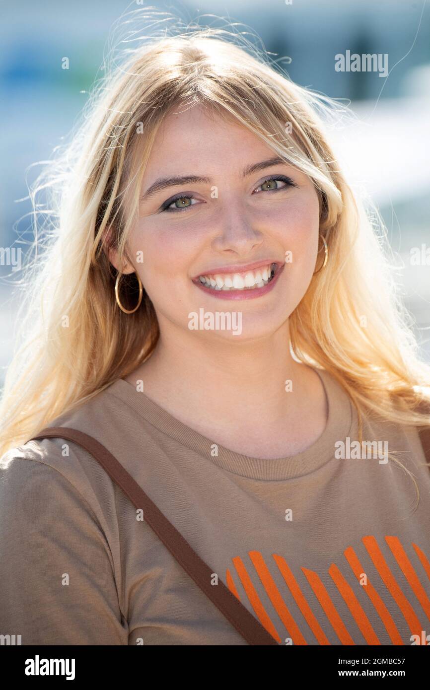 La Rochelle, France. 17th Sep, 2021. Anouk Villemin attends the Mixte photocall during the 23rd ...