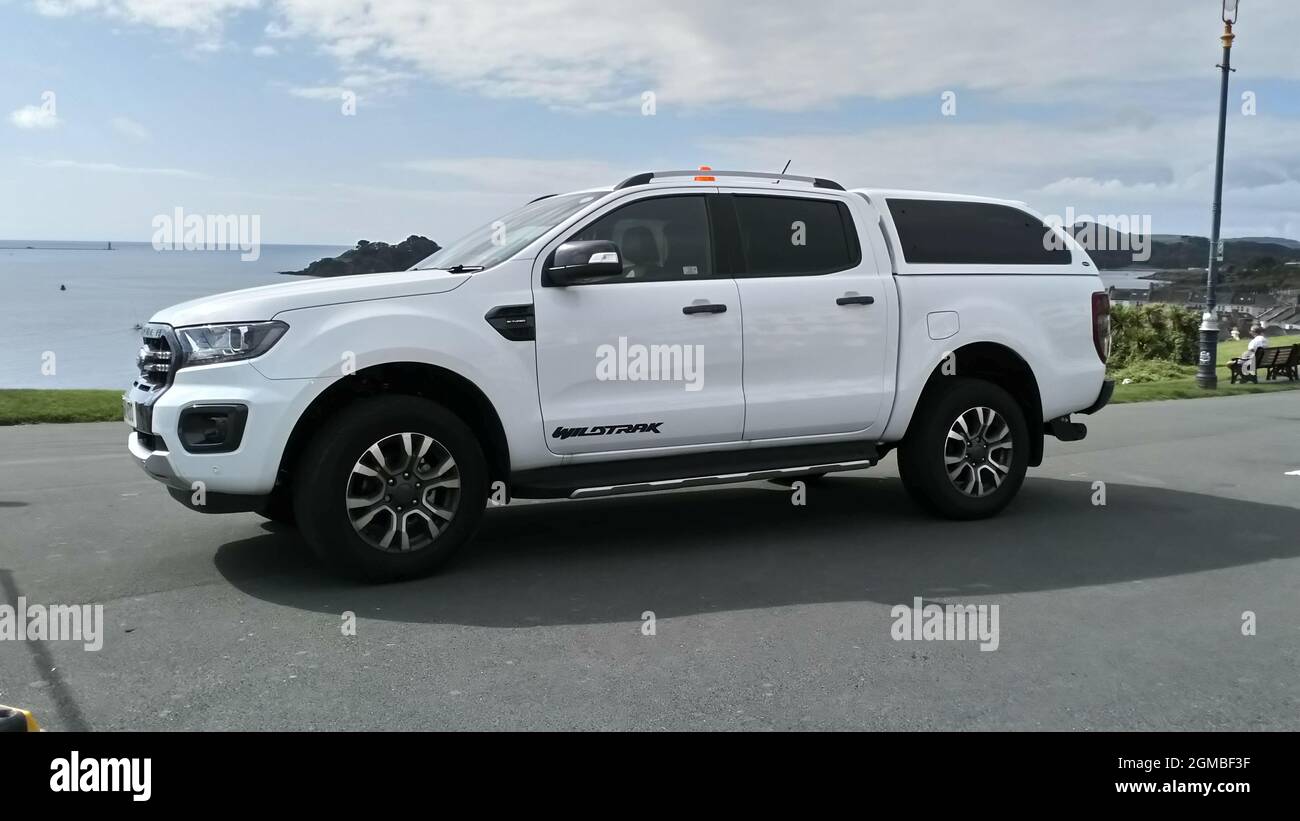A 2021 registered Ford Ranger Wildtrak pickup truck parked in Plymouth ...