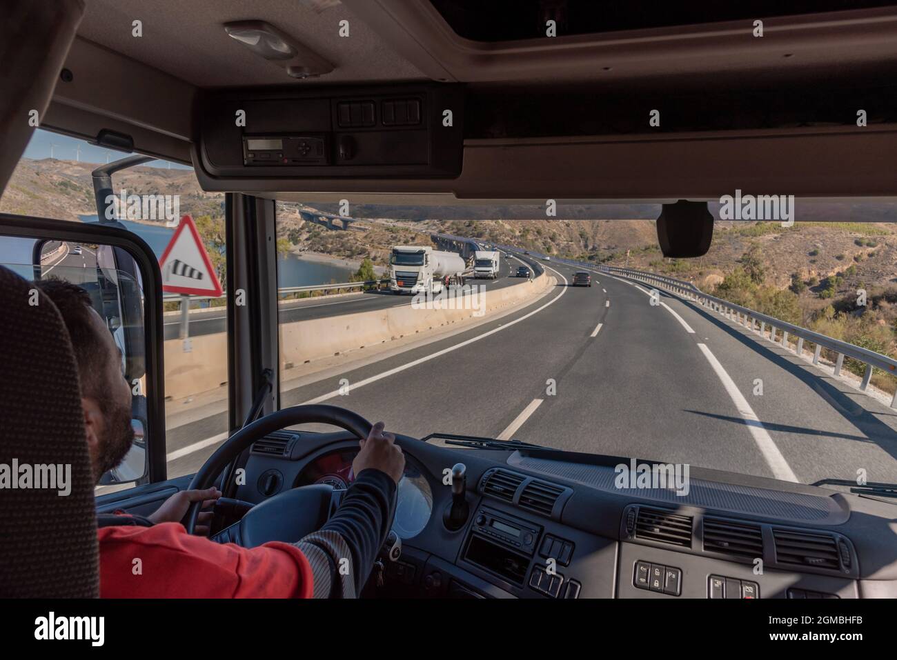 Inside truck cab hi-res stock photography and images - Alamy