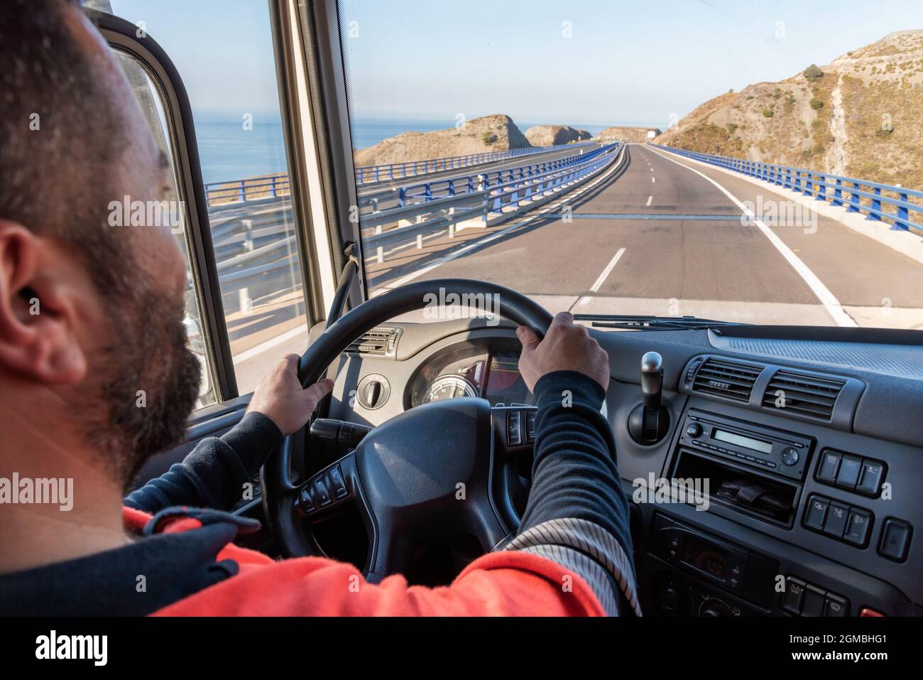 Inside truck cab hi-res stock photography and images - Alamy