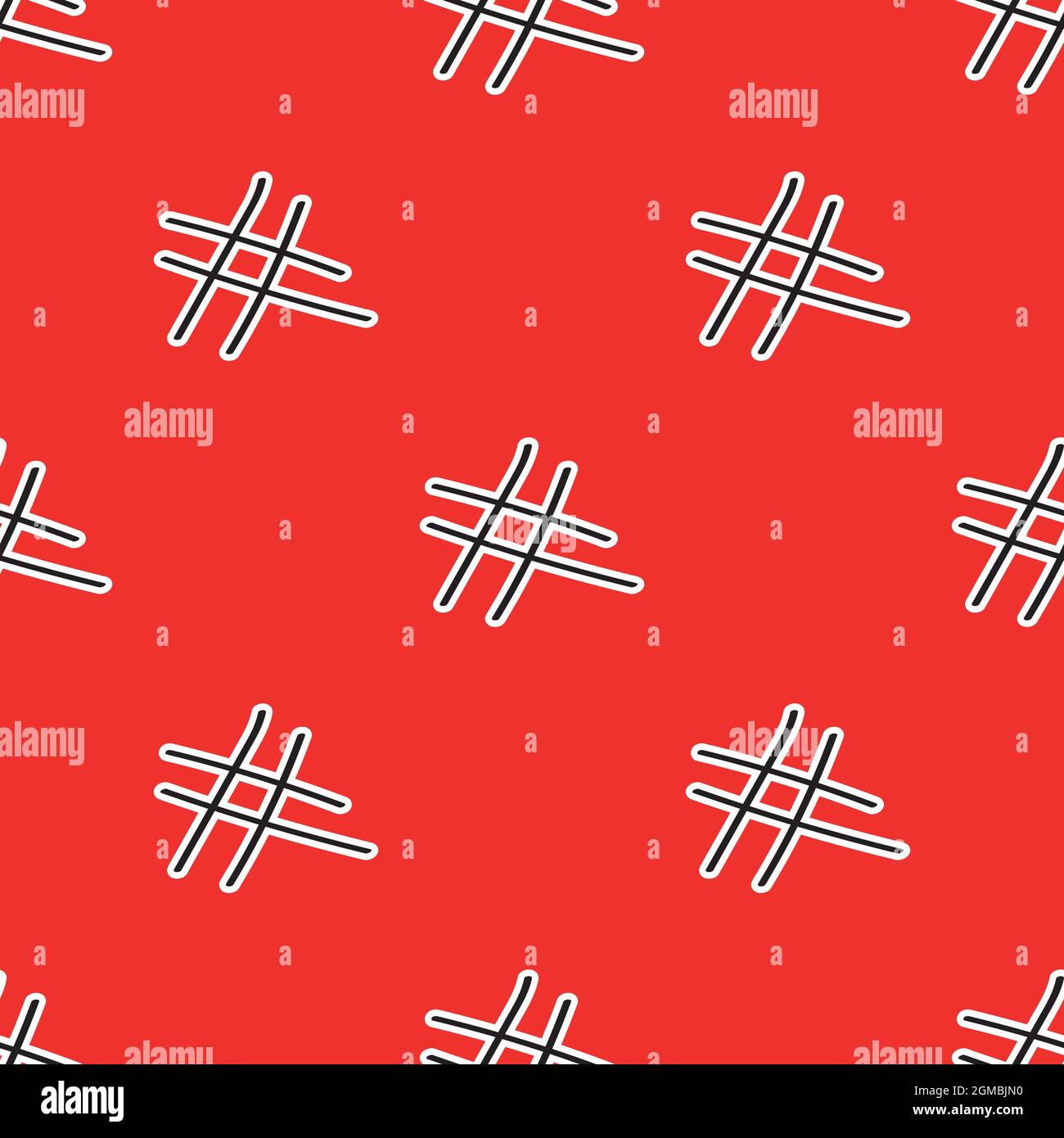 Seamless pattern with lines on red background Stock Vector Image & Art ...