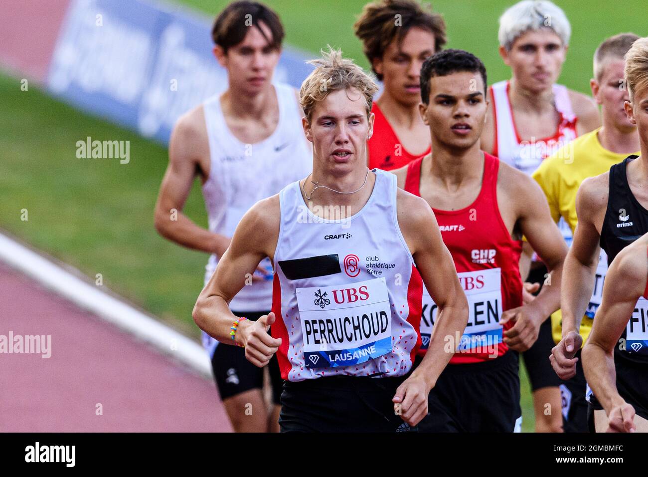 LAUSANNE, SWITZERLAND - AUGUST 26: Pierre Perruchoud of Switzerland (L ...