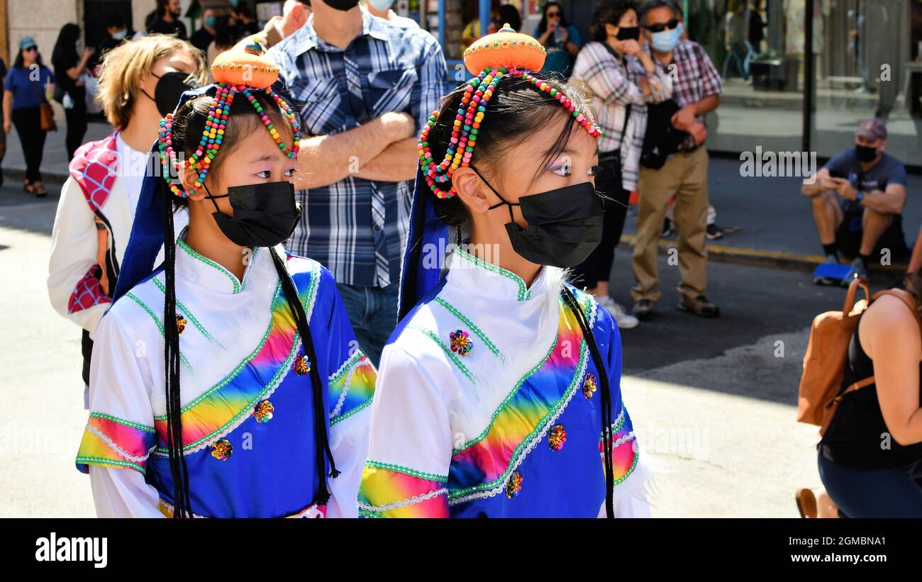The Flying Angels Chinese Dance Company performing at the 2021 Autumn ...