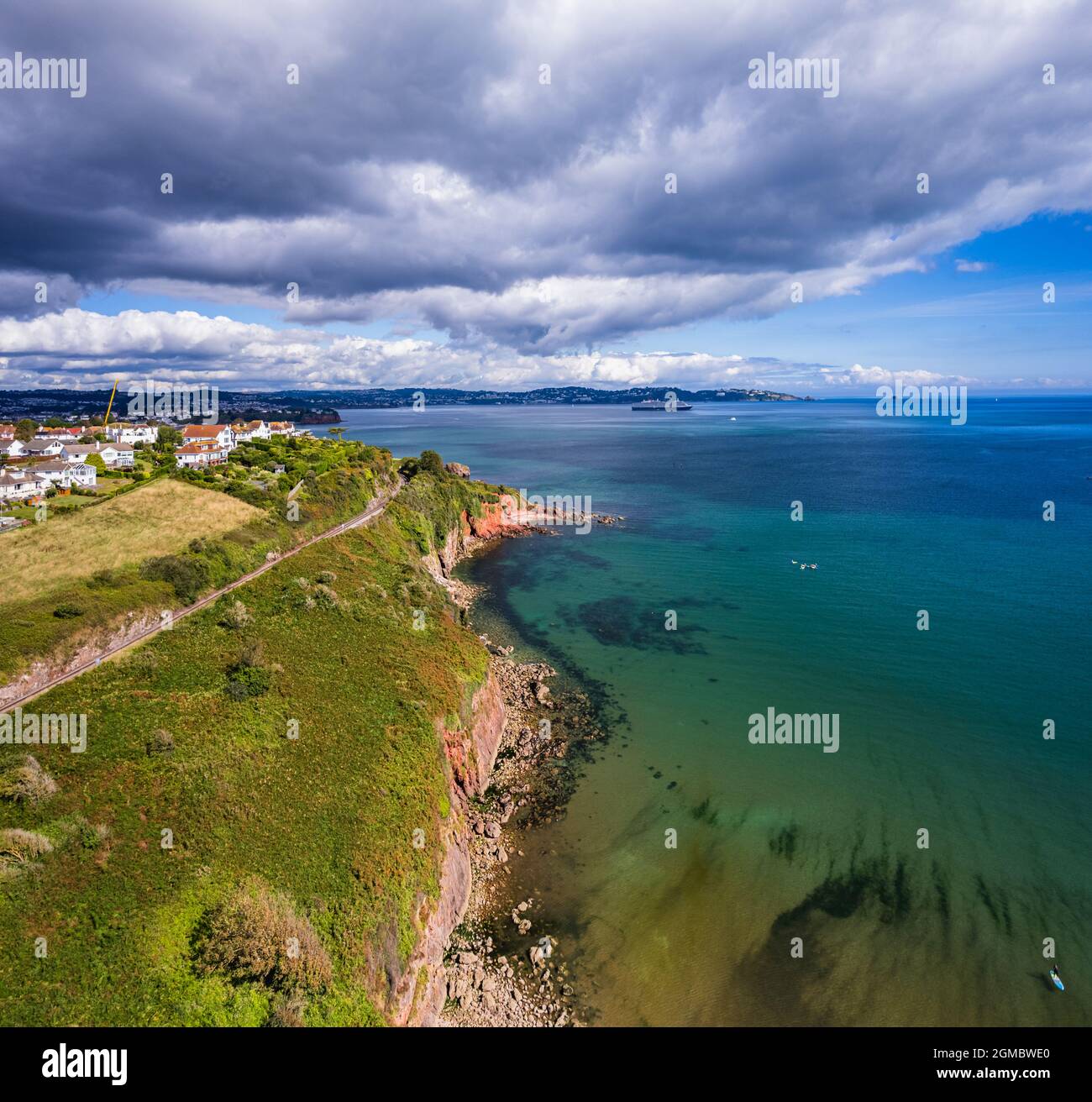 Broadsands Beach, Paignton, Devon, England, Europe Stock Photo - Alamy