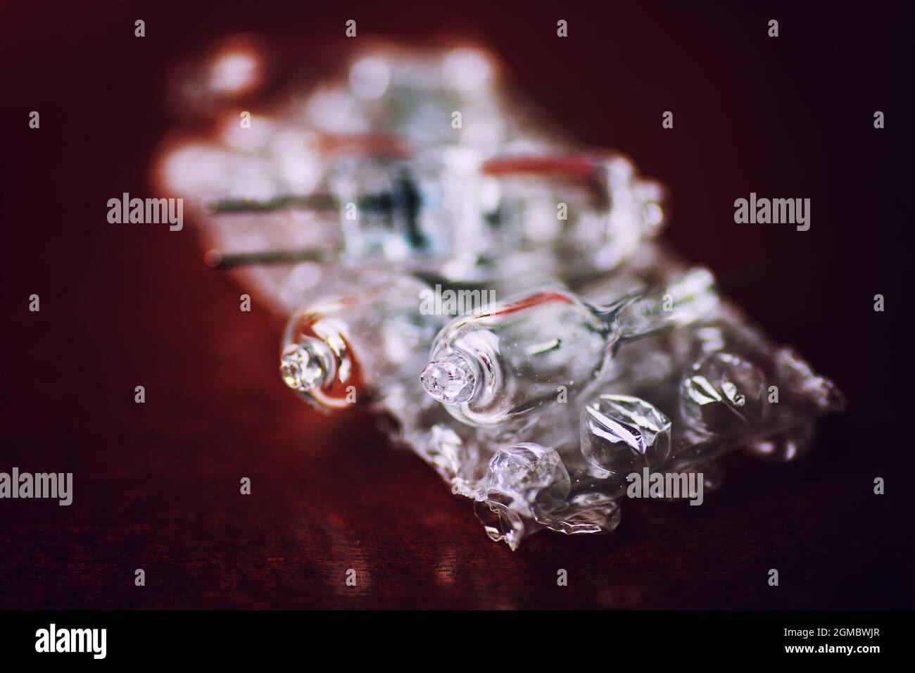 macro white led group Stock Photo - Alamy