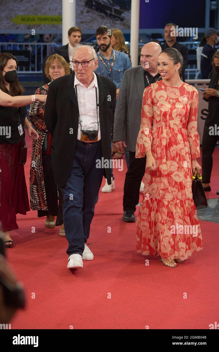 San Sebastian, Spain. 17th Sep, 2021. Carlos Saura, Anna Saura Ramon ...