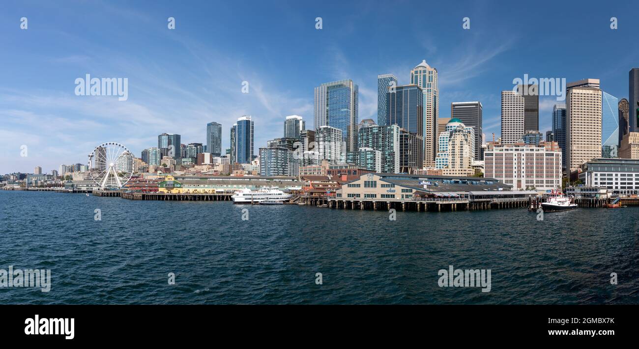 Seattle view from water hi-res stock photography and images - Alamy